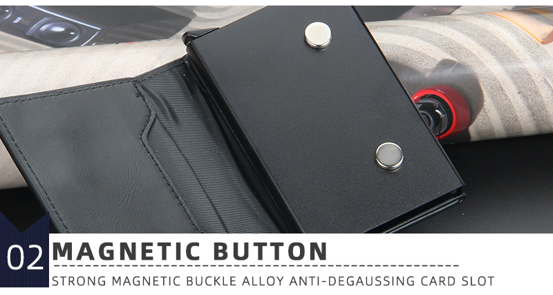 Billetera Hombre RFID con Tarjetero y Monedero con Cierre Antirrobo ...