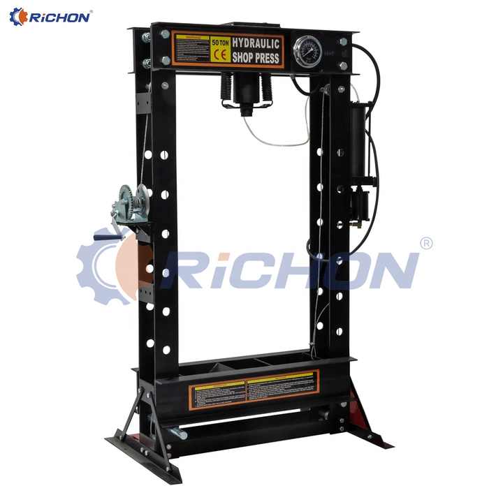 50 Ton Shop Press - High Efficiency Hydraulic Press