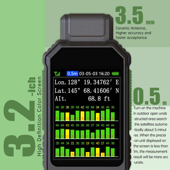 Heipoe Zl190plus - Precision GPS for Geodesy & Surveying