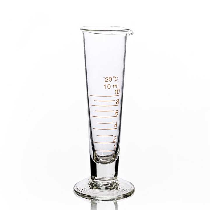 Laboratory Glass Conical Measuring Cup High Temperature Resistant Glass ...