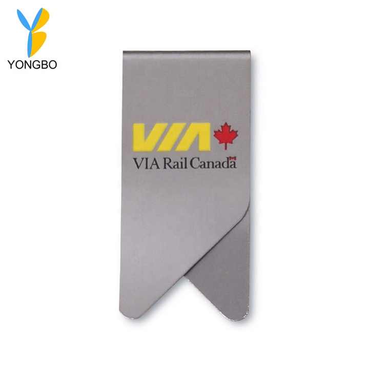 Custom Shape Paper Clip - Stainless Steel Metal Bookmark