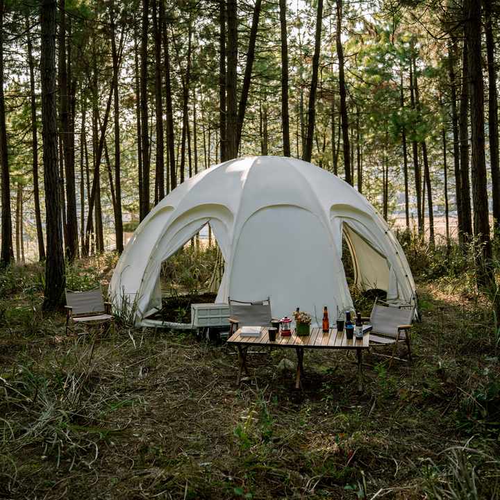 Outdoor Camping Oxford Fabric Geodesic Sphere Shaped Tent Ventilate ...