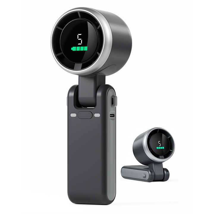 High Speed Rechargeable Fold Handheld Fan - Cooling Mist Mini Fan