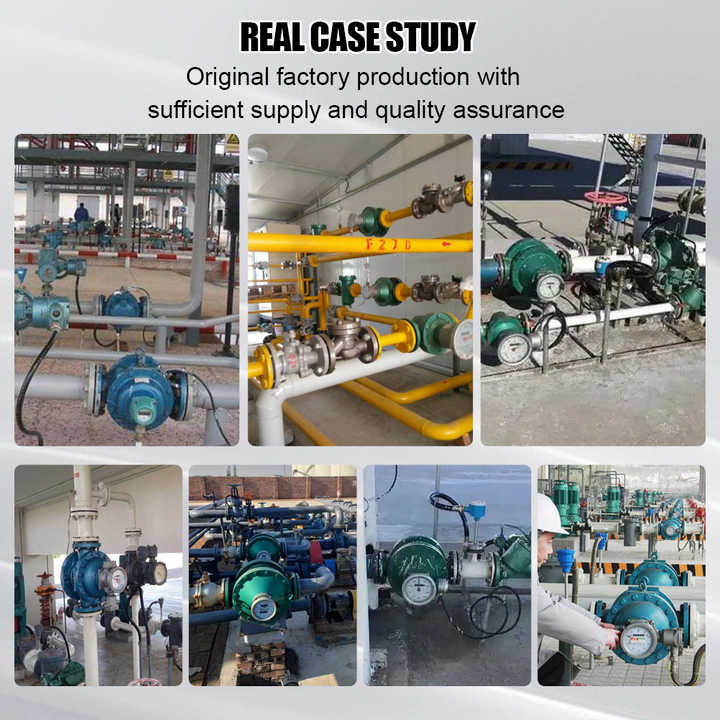 Diesel 2 Inch Flow Meter for Oil Tanker Flange LCD Digital Mechanical Counter Pulse 4-20mA RS485 ...