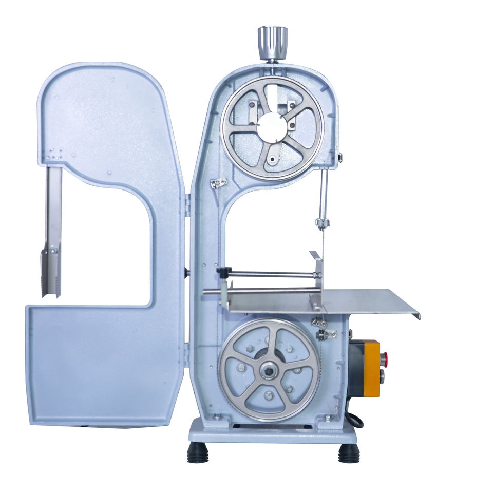 New Steel Wheel Meat Cube Cutting Band Saw Machine for Meat Bone and ...