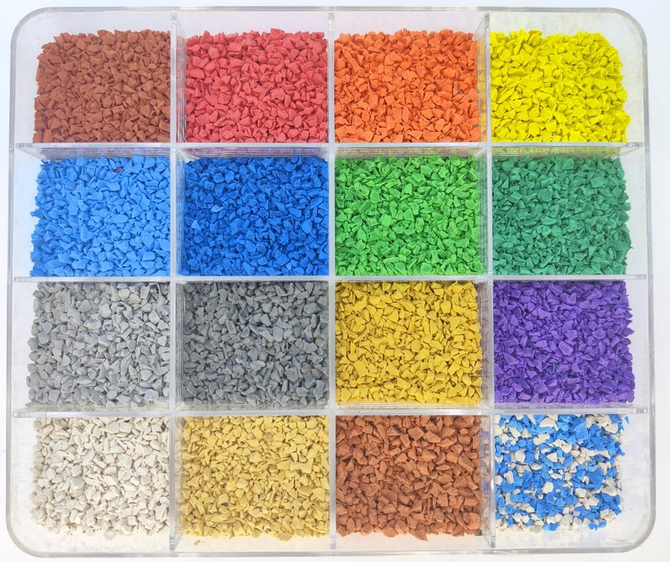 Durable EPDM Rubber Granules SBR Elastic Layer UV-resistant Eco ...