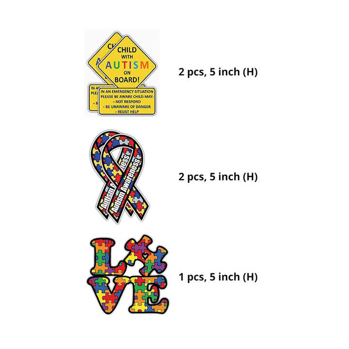 Custom Autism Awareness Stickers Child with Autism Awareness Car ...