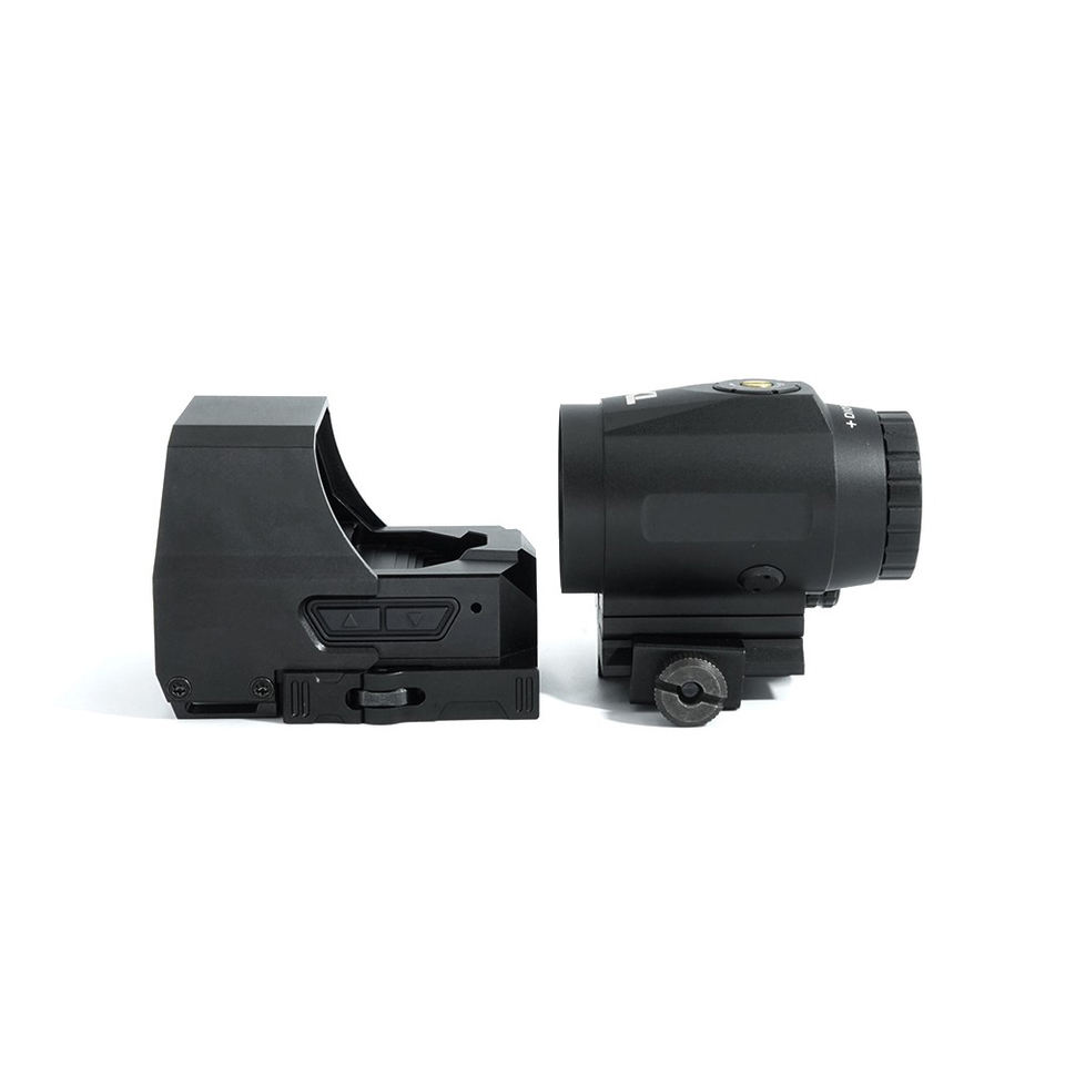 Multi-Reticles Wide Electric Sight and 3X Magnifier Combo QD Quick ...