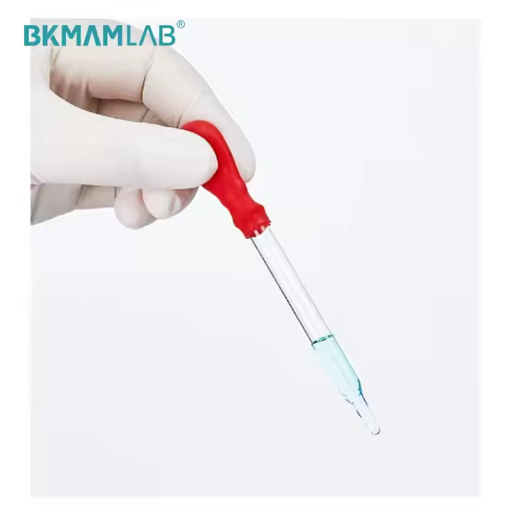 High Borosilicate Glass 0.5-10ml Laboratory Dropper Beaker With Rubber ...