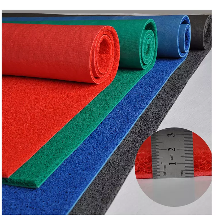 PVC Mat Plastic Acoustic Red Floor Tapete Vinil Rug