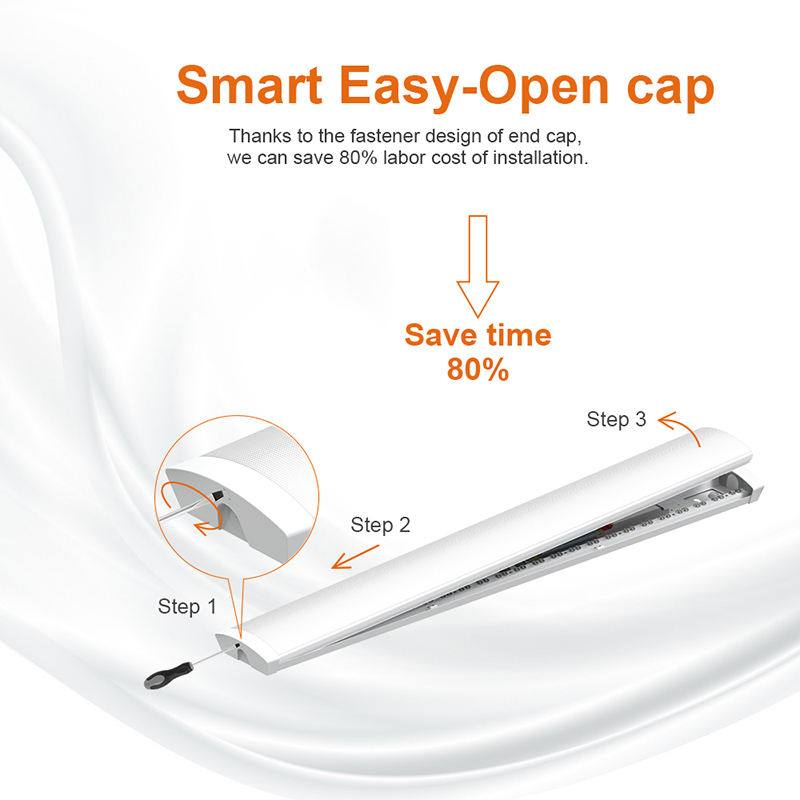 OEM ODM LED Batten Lamp Low Glare Commercial Linear Integrated Ceiling ...