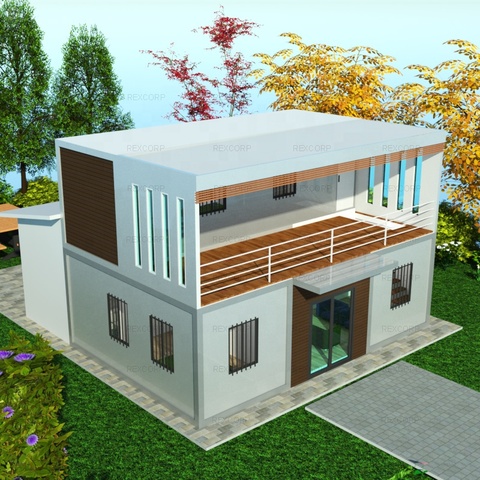 3 Storey Prefab Container Hotel - Luxury & Sustainability