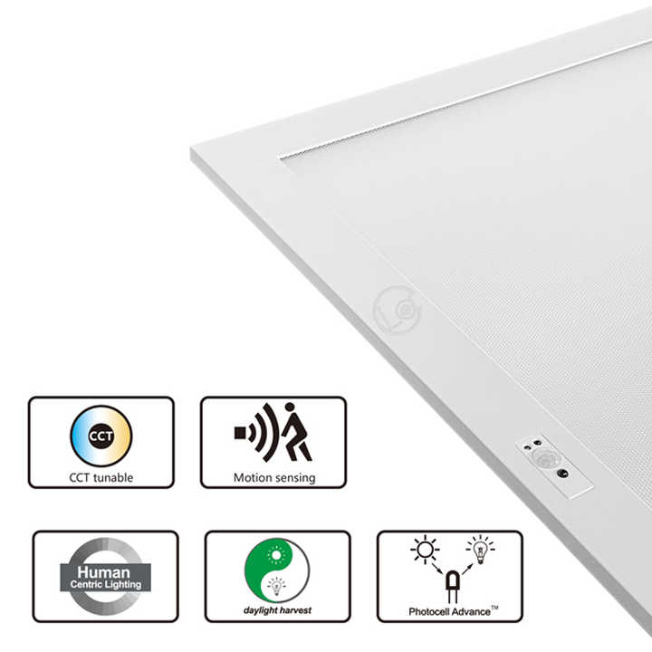 Circadian Rhythm Lighting - Smart Sensing LED Panel Light