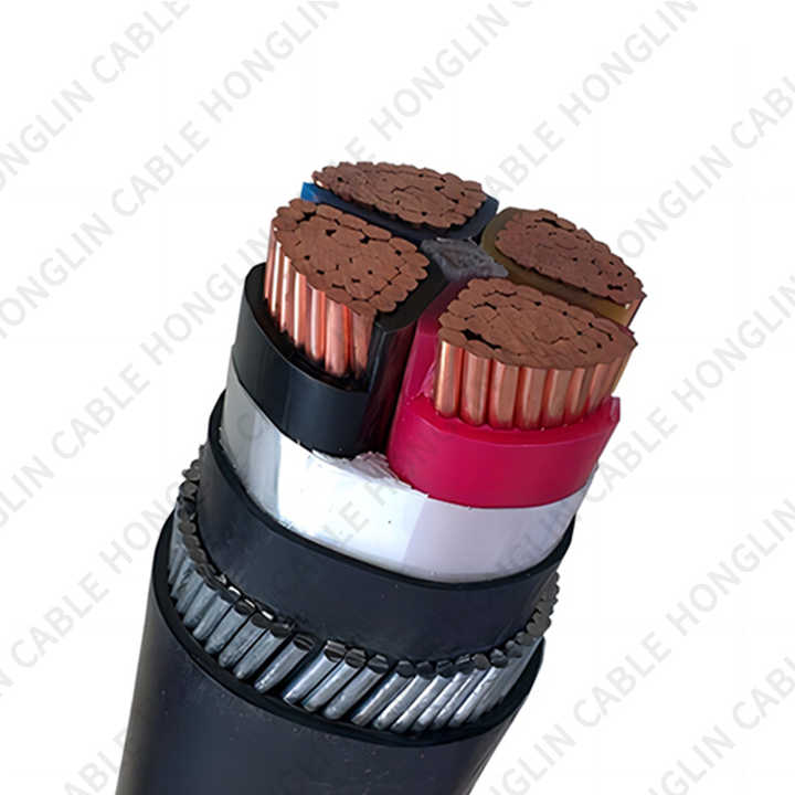 3 4 5 Core Underground Electrical Armoured Cable Power Cable