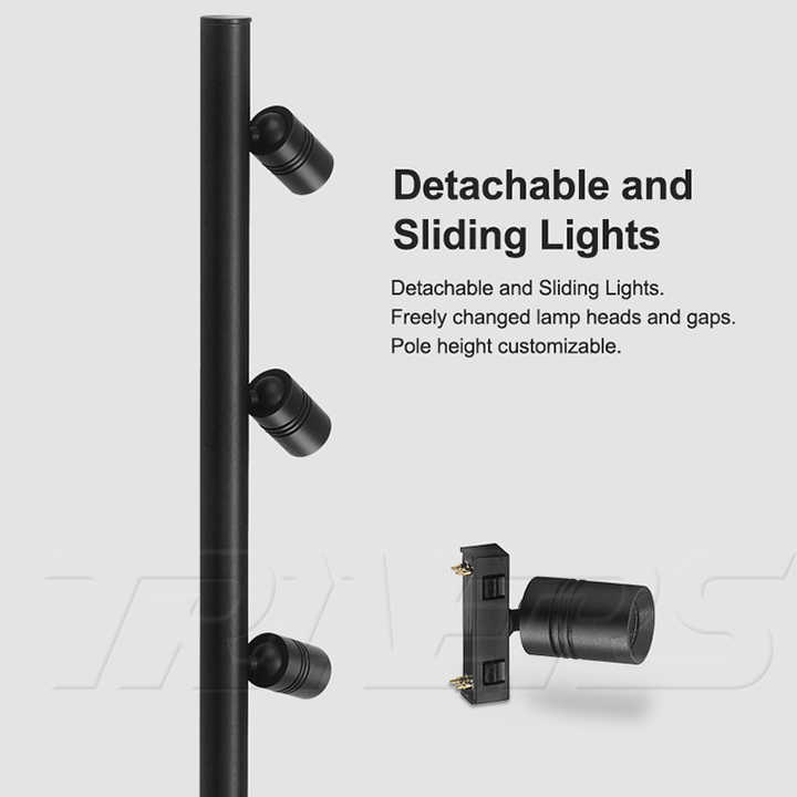 Safe Vertical Installation 30 Degree Adjustable Wide Bright Light Mini ...