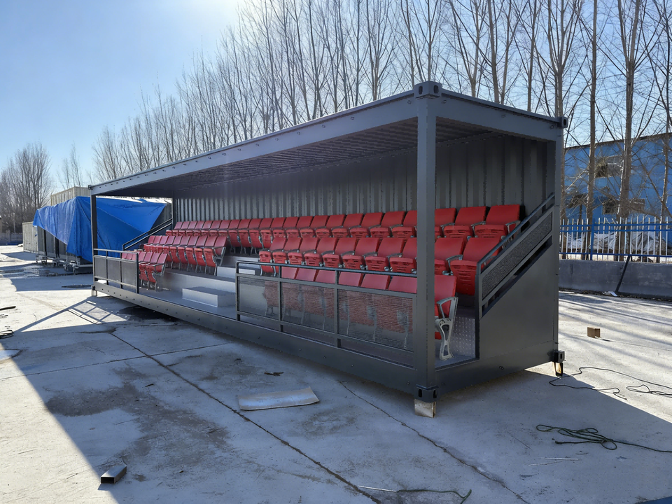 Modular Container Grandstand with Portable Stadium Seating Foldable ...