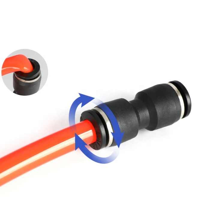 M4 M6 M8 M10 M12 Pneumatic Fittings - One Touch Air Hose Connectors for ...