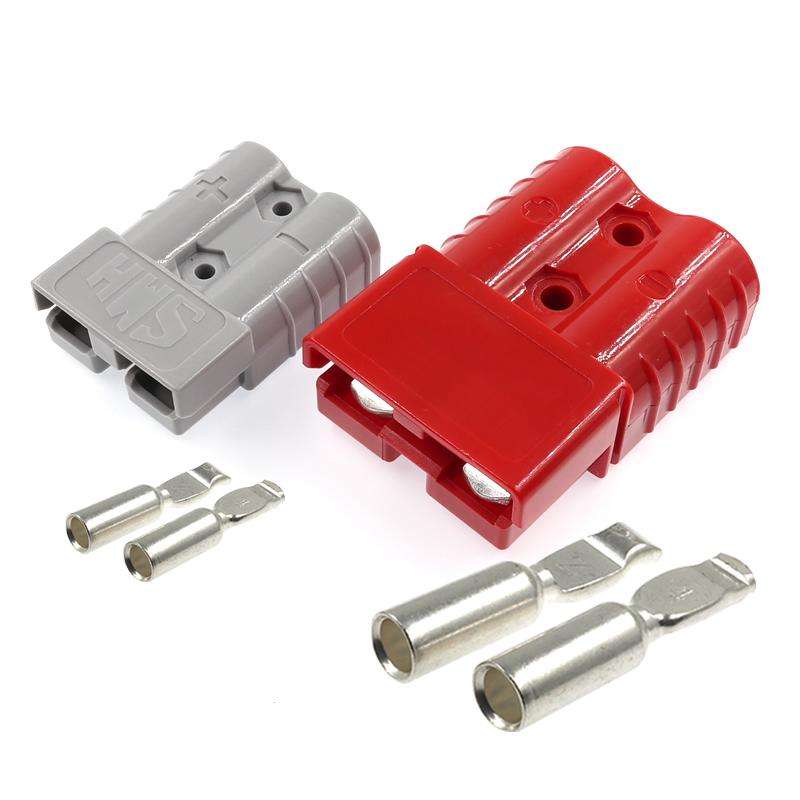 600V 50A Silver-Plated Copper Battery Connector Plug - OEM | Wholesale