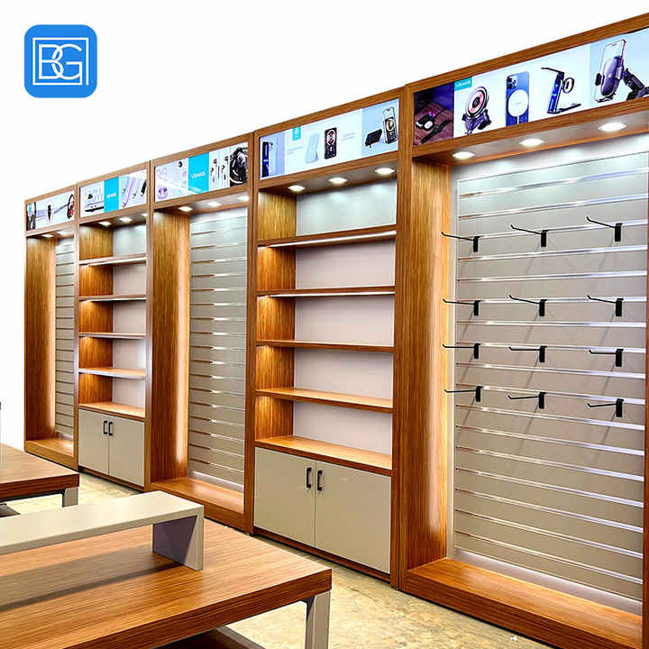 Mobile Phone Display Cabinet Showcase 3D Design Service Customized ...