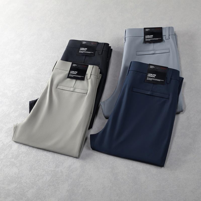 JLM 2025 Men's Casual Business ABC Trousers Lightweight Moisture ...