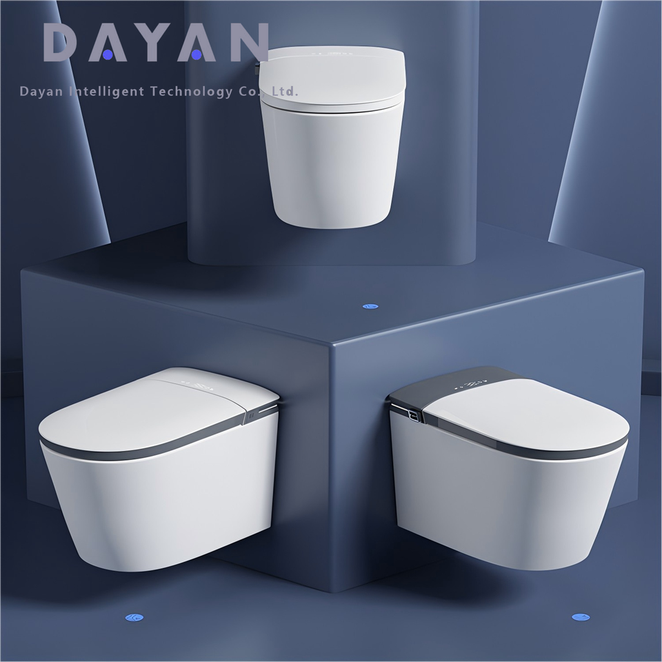 Smart Water Closet with Automatic Foot Sensor & Remote Control