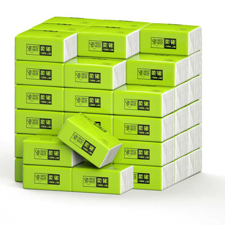 Wholesale 500 Sheets of 2/3/4ply Facial Tissues with Custom Logo