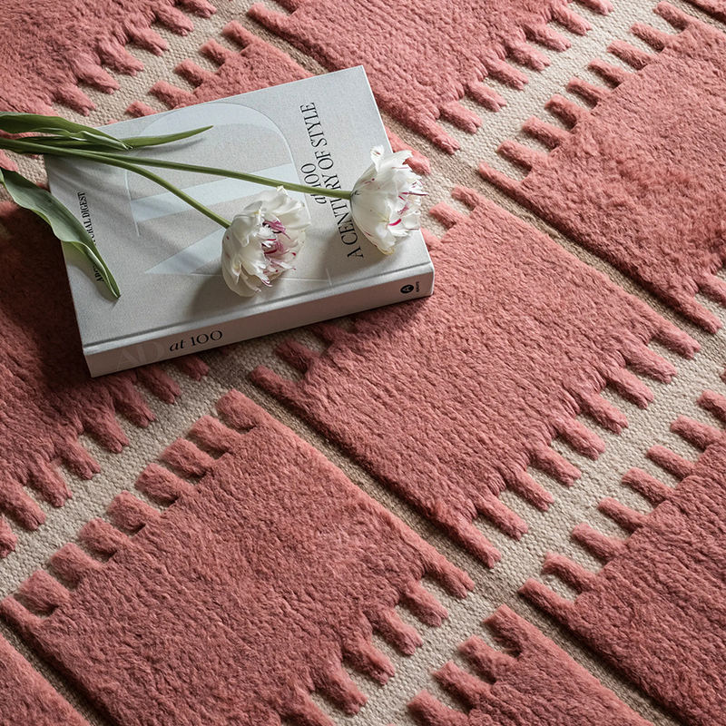 COZE Nordic Modern French Style Geometry Pattern Living Room Carpet ...