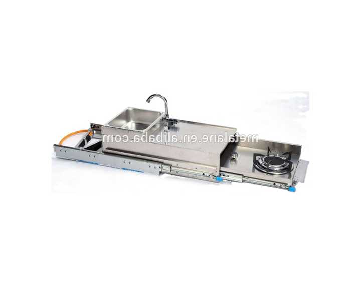 Motorhome Trailer Outdoor Slide Out Kitchen - Gas Stove