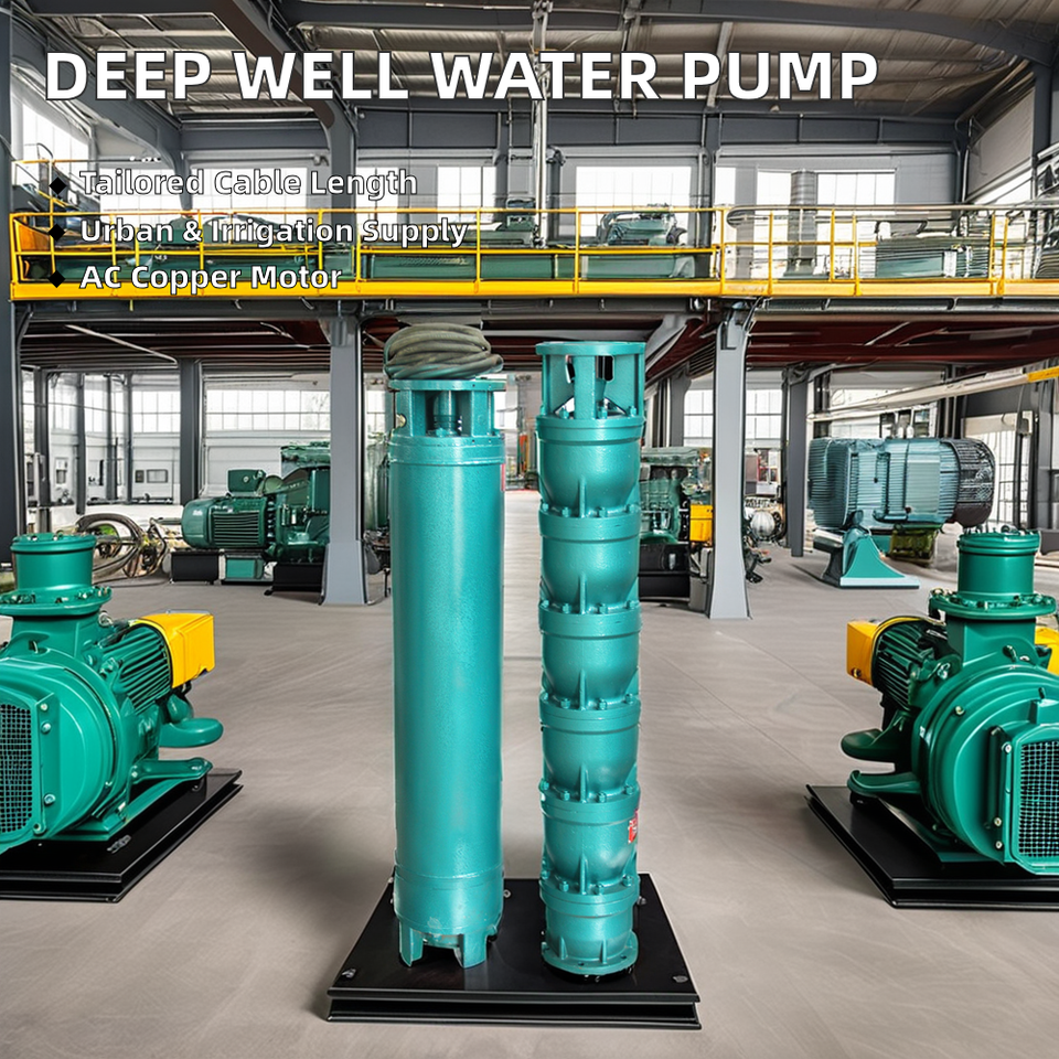 High Lift QJ Series Submersible Pump Agricultural Use Large Flow ...