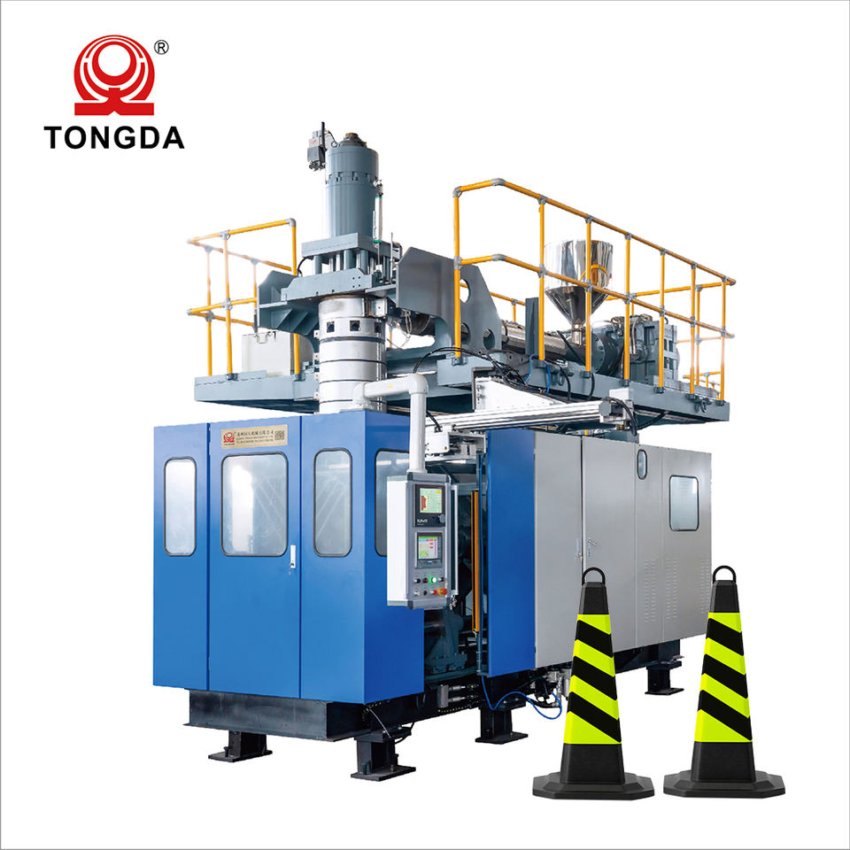 TONGDA Automatic Blow Molding Machine for PE PVC HDPE Traffic Roadblock ...
