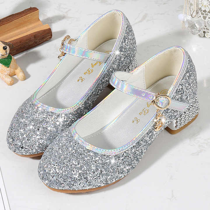 BAIGE 2024 New Arrival Fancy Cute Beautiful Girls Shoes Party Glitter ...