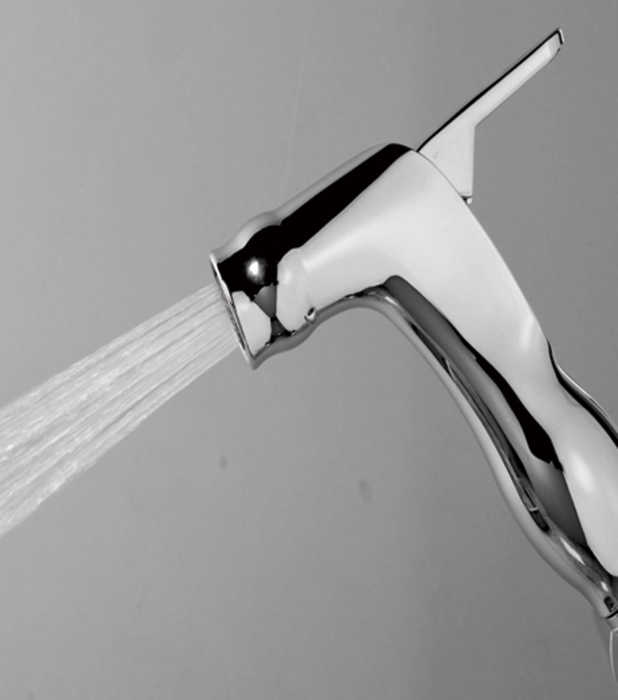 1F0188 ABS Chromed Water Shattaf Plastic Firmer Shattaf for Bathroom ...
