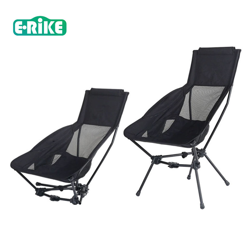 E-RIKE Manufacturer Custom Logo Portable High Back Adjustable Camping ...