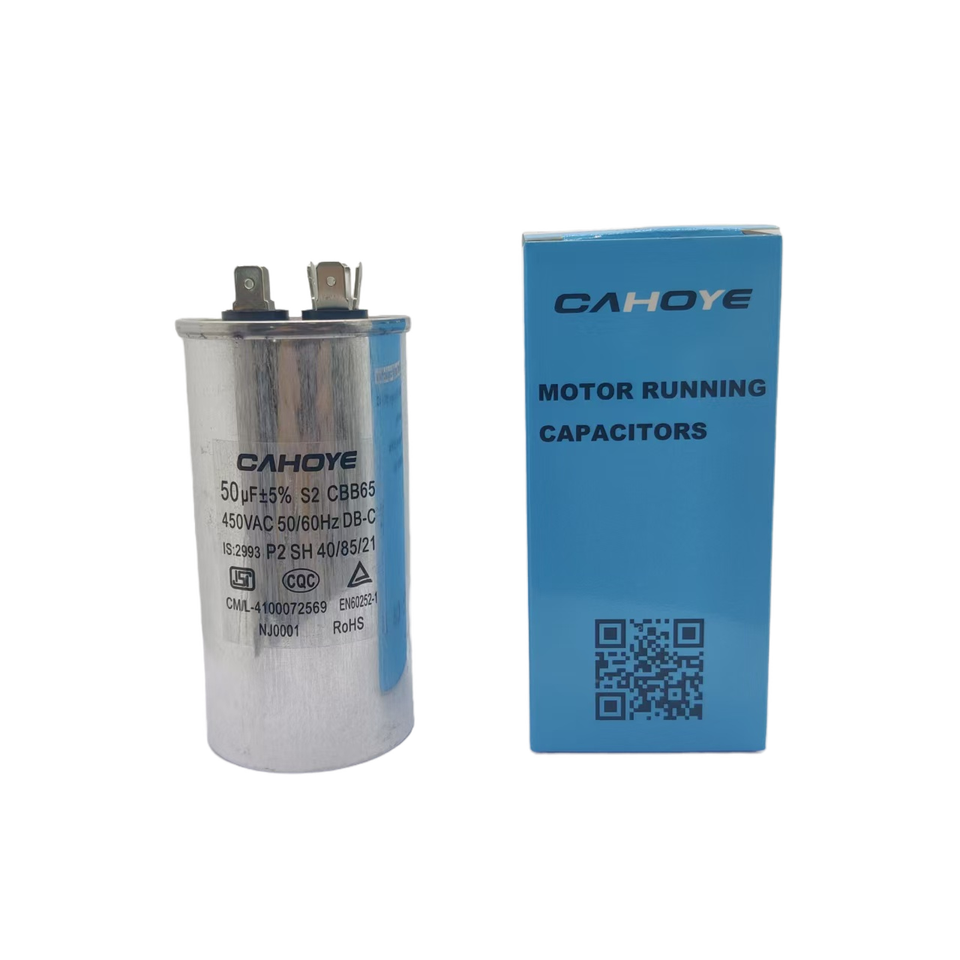 Hongye CBB65 AC Motor Run Capacitor 450V Polypropylene Film Aluminum ...