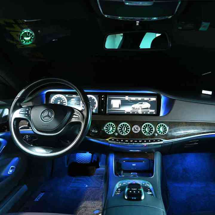 Mercedes Benz S-Class W222 Interior Mood Lights - 7 Colors