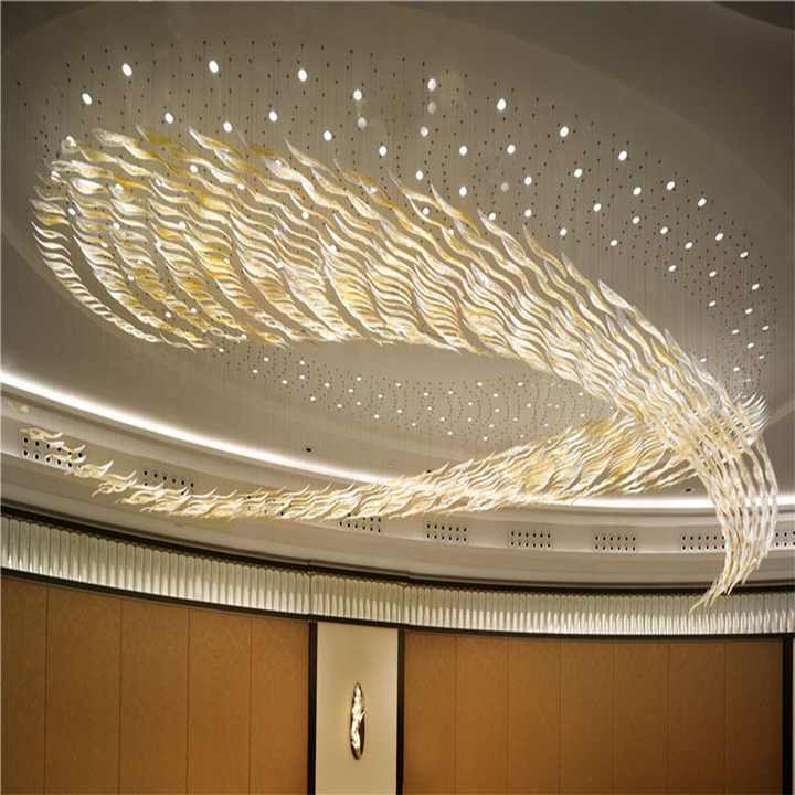 Modern Custom Made Hotel Lobby Luxury Decoration Project Elegant Murano ...