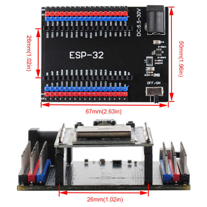 Diymall DEVIT V1 ESP32-WROOM-32 Development Board - Dual Core Wifi+bt