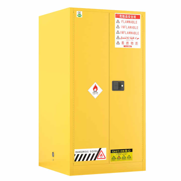 Yellow Fire Proof Chemical Liquid Storage Cabinet Industrial Explosion ...