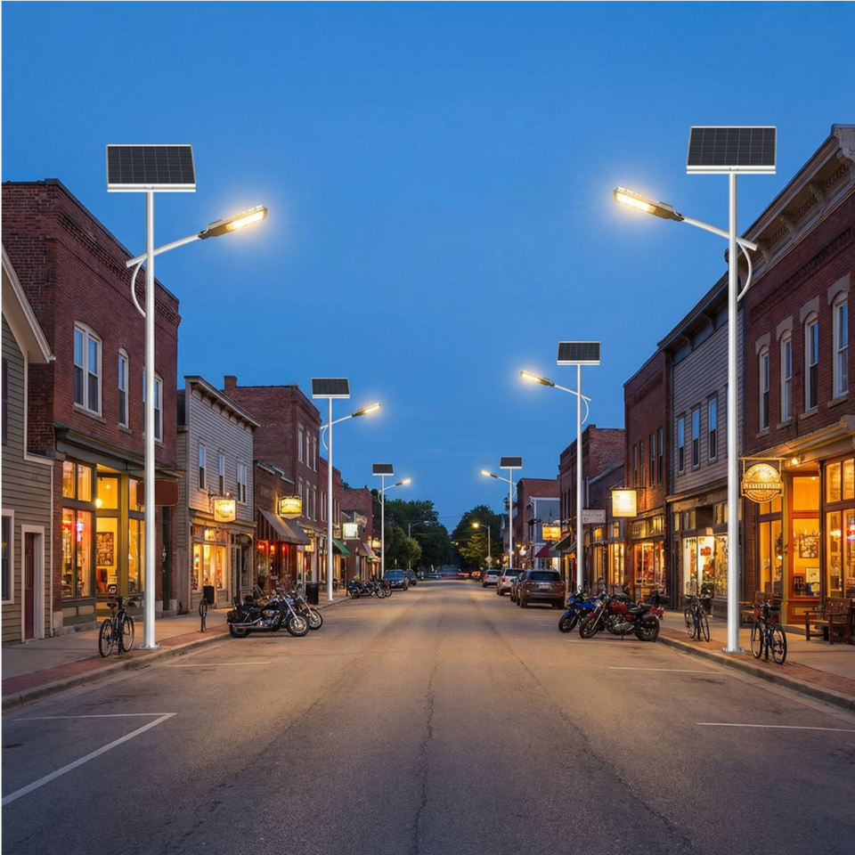 HUADENG IP65 Solar LED Aluminum Street Lighting Pole with Earthing ...