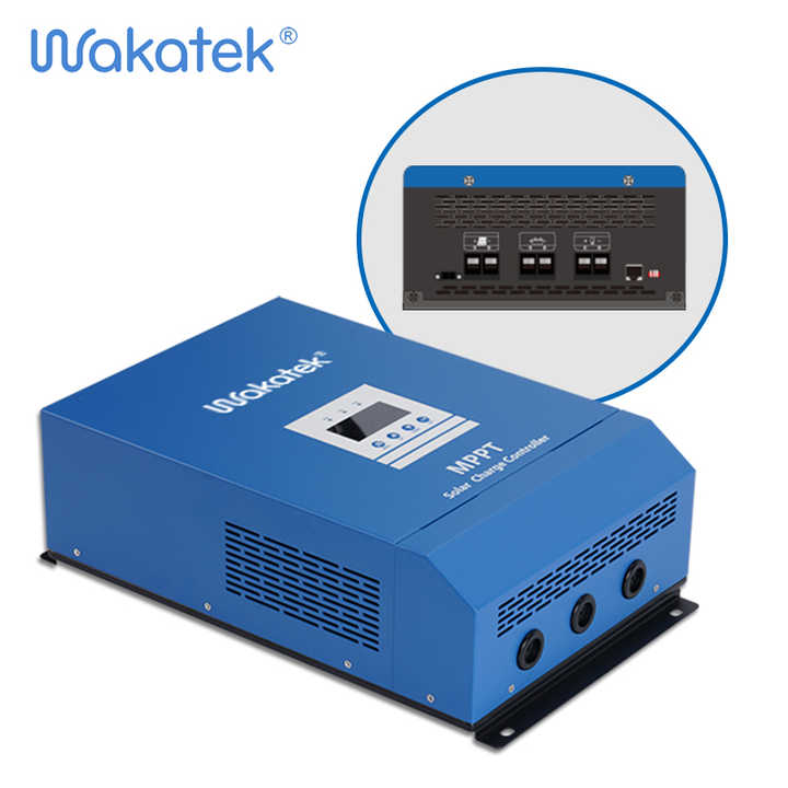 WAKATEK 120A Solar Charge Controller 12V/24V/48V Off-Grid System with ...