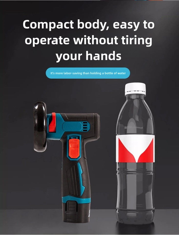 3-Inch Mini Industrial Lithium 12V/18V Cordless Electric Angle Grinder ...