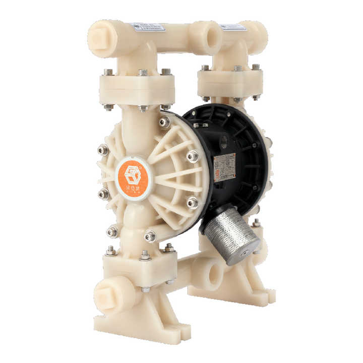 GODO QBY3-40F Pvdf Diaphragm Pumps Waste Water Pump for Acid Chemical Corrosion Resistant Pump ...