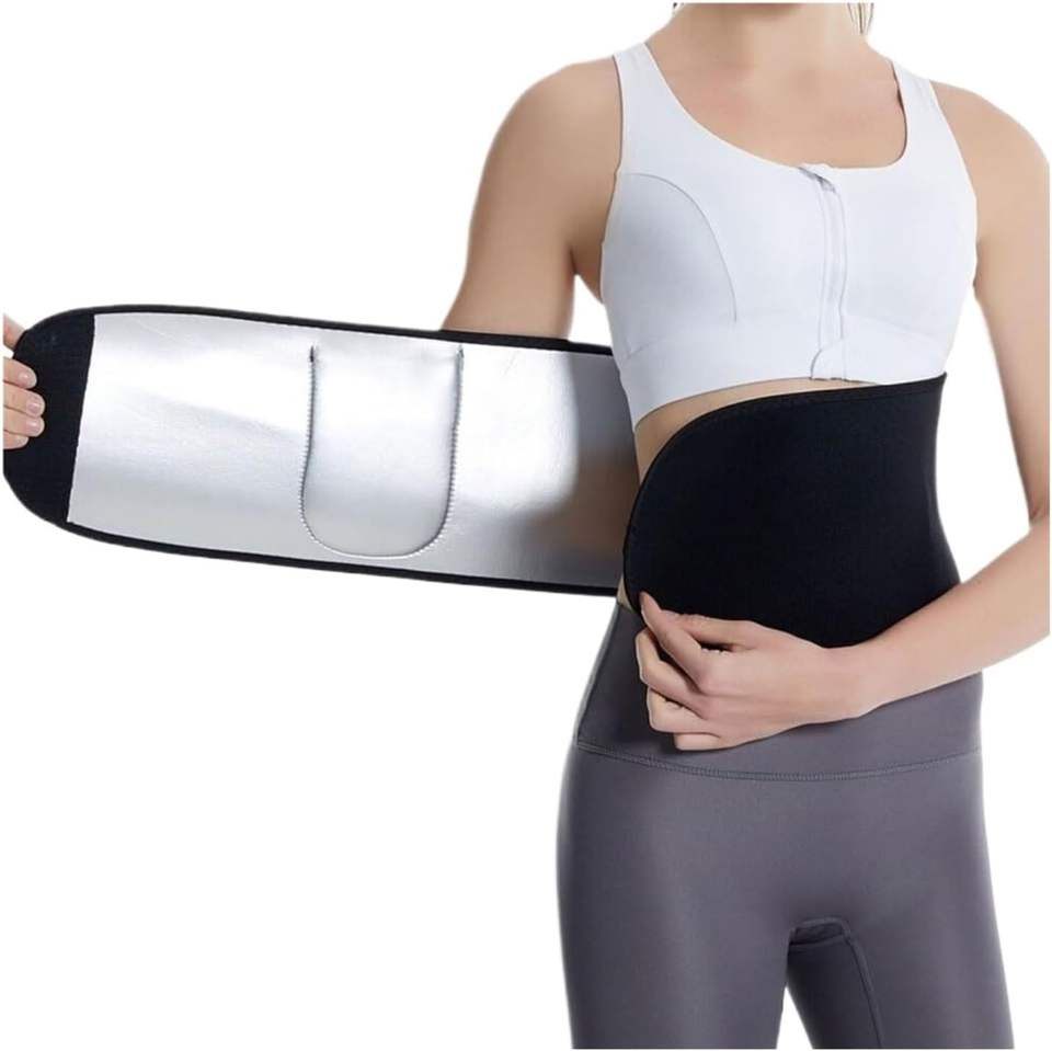 Sweat Weight Loss Waist Belt Stomach Fat Burner Lumbar Support Waist ...