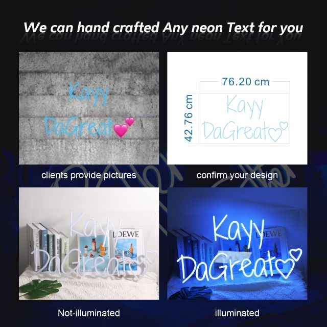 Customizable Neon Sign LED Lights for Party Decorations
