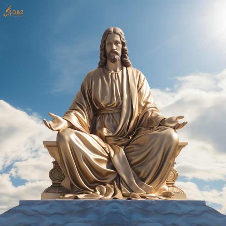 Giant Meditating Jesus Redeemer Bronze Statues Sculpture of Jesus ...