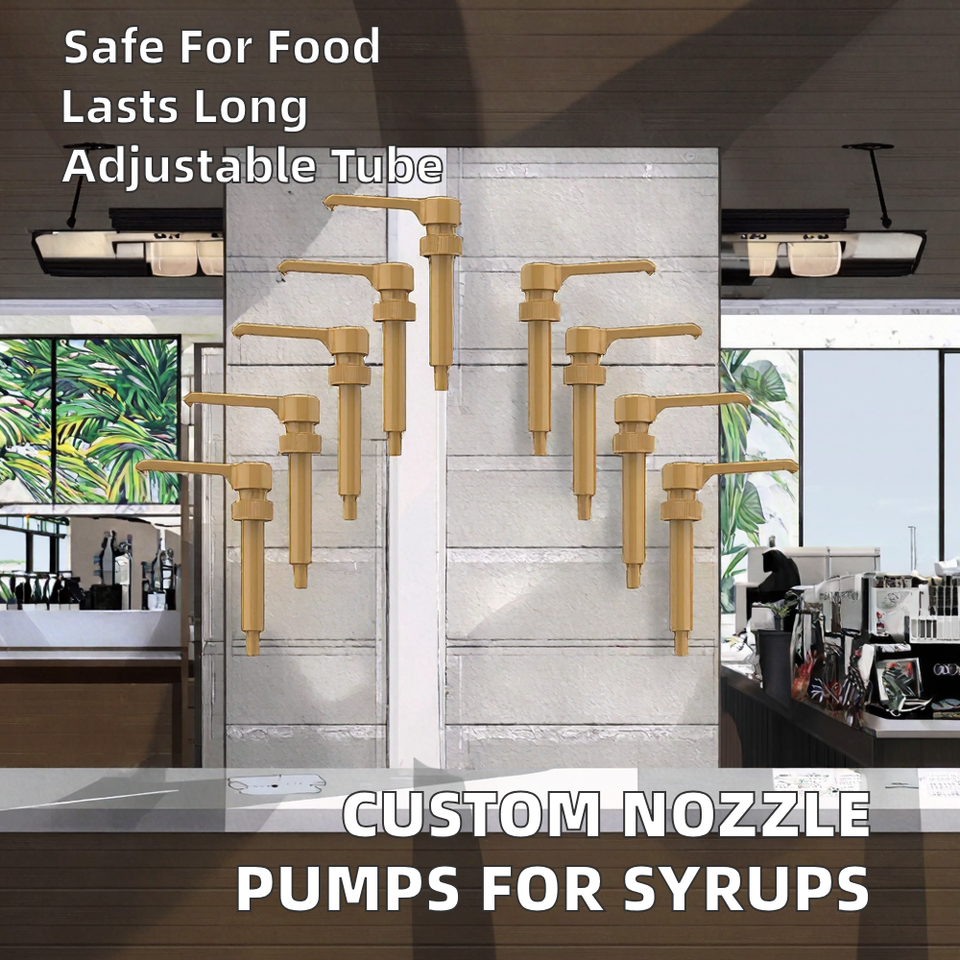 Custom Color 8cc 10cc Dispenser Pump for Syrup & Coffee