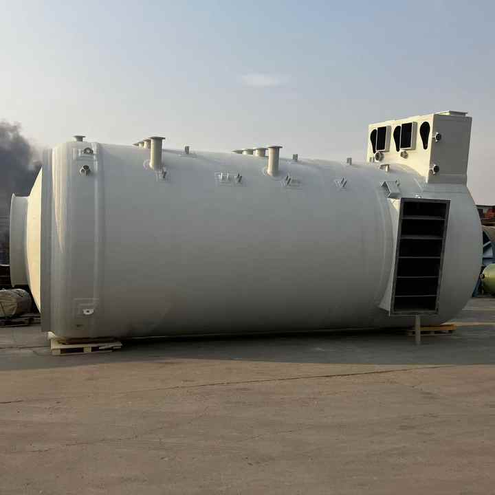 FRP Fiber Purification Tower Column Industrial Absorption Tower ...