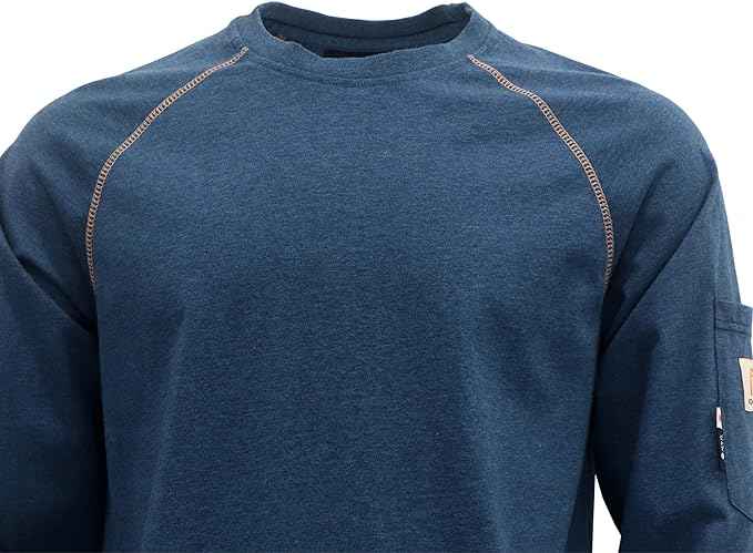 FR Clothing Knit CAT2 Fire Retardant Pullover Tshirt 6OZ