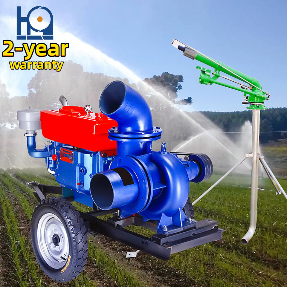 Diesel Engine Irrigation System Farms Agricultural Water Pumps Water ...