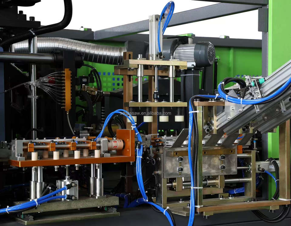 Automatic 2-Cavity 4-Cavity PET Preform Bottle Blowing Machine with PLC ...